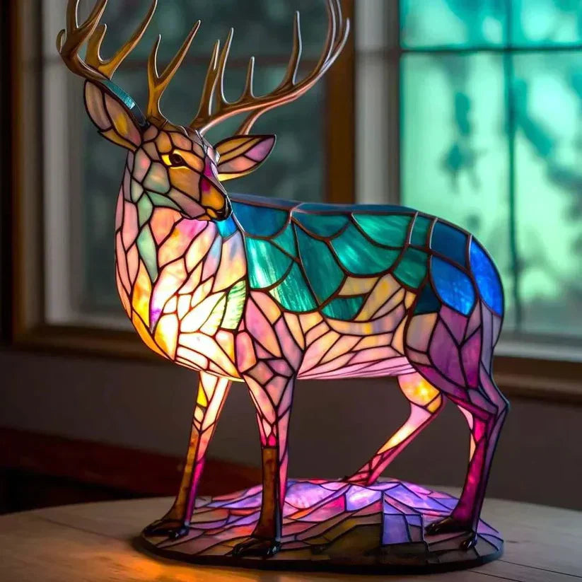 Deer-Themed Sandy Lamp – Ellie Seattle